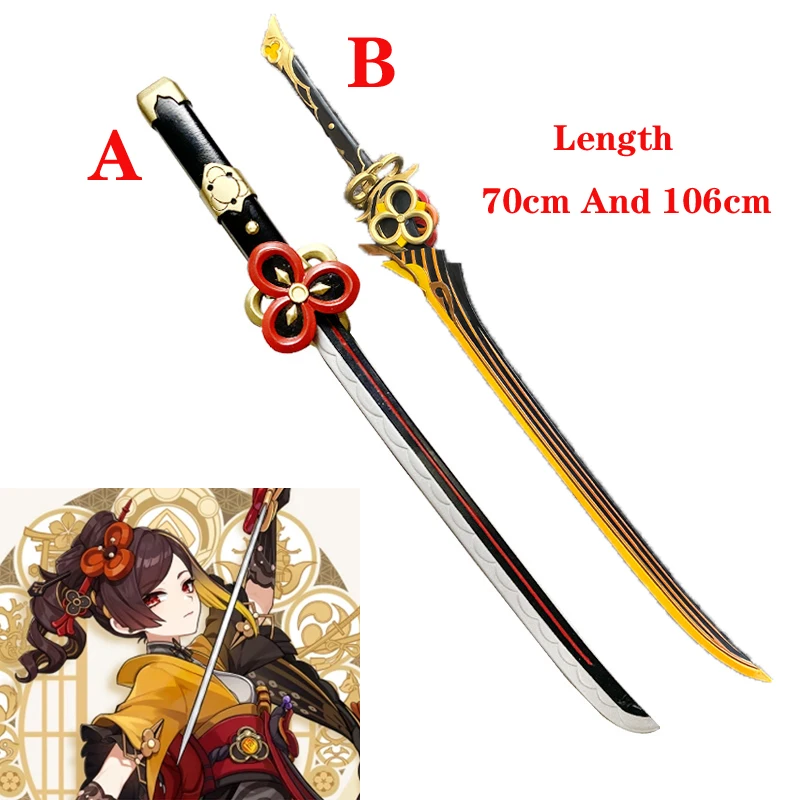 Genshin Impact Chiori Cosplay Weapons props Sword model Game Clothing ...
