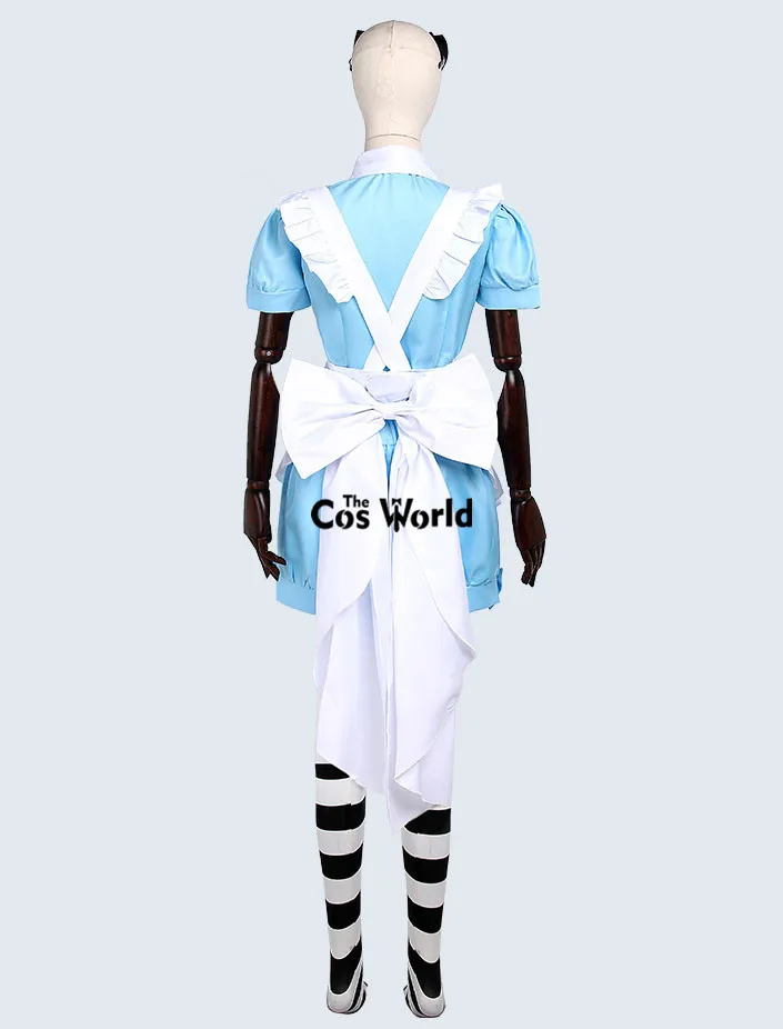 Ciel Phantomhive Alice Maid Apron Dress Uniform Anime Cosplay Costume ...