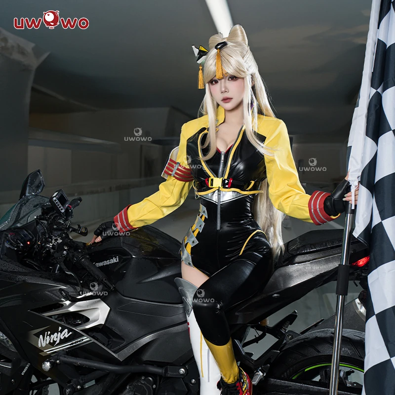 Genshin Impact Ningguang Auto Racing Cosplay Kostüm | CosplayHero