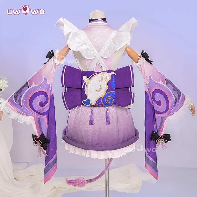 Yumemizuki Mizuki Cosplay Kostüm mit Fächer - Genshin Impact | CosplayHero