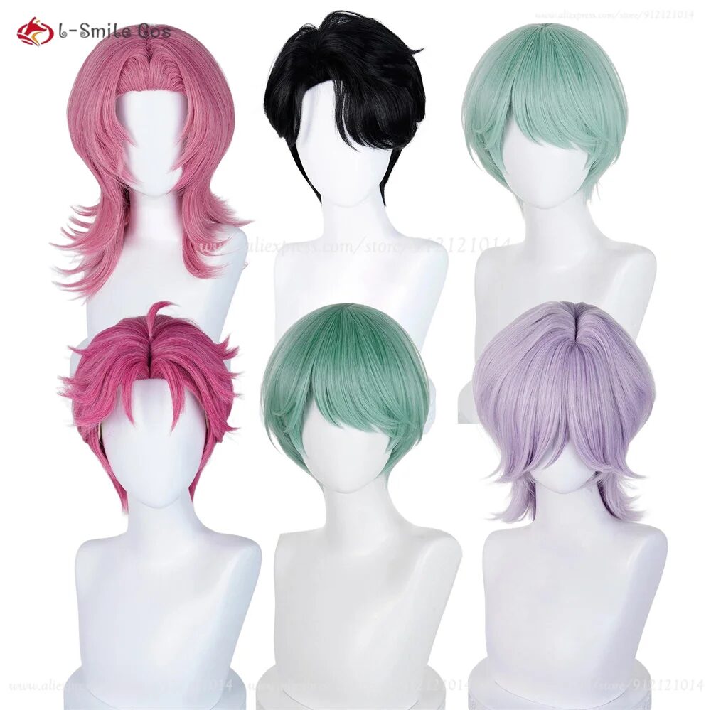 Anime Cosplay Perücke Universal Basic Wig Hitzebeständig Synthetik Haar ...